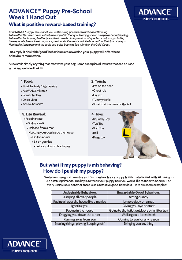 ADVANCE™ PUPPY PROGRAM | MARS VET PORTAL